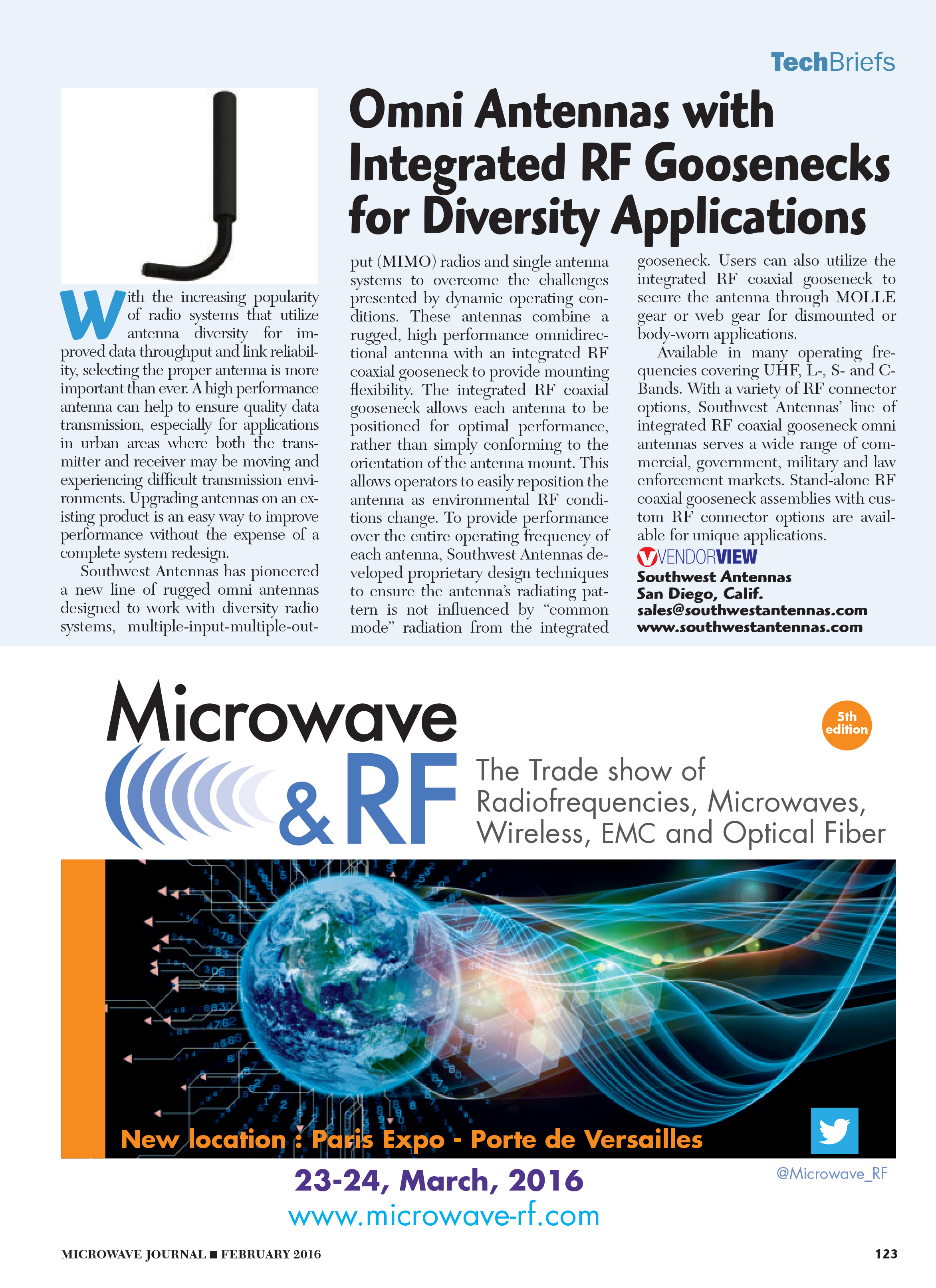 Southwest Antennas - High Performance RF and Microwave Antennas ...